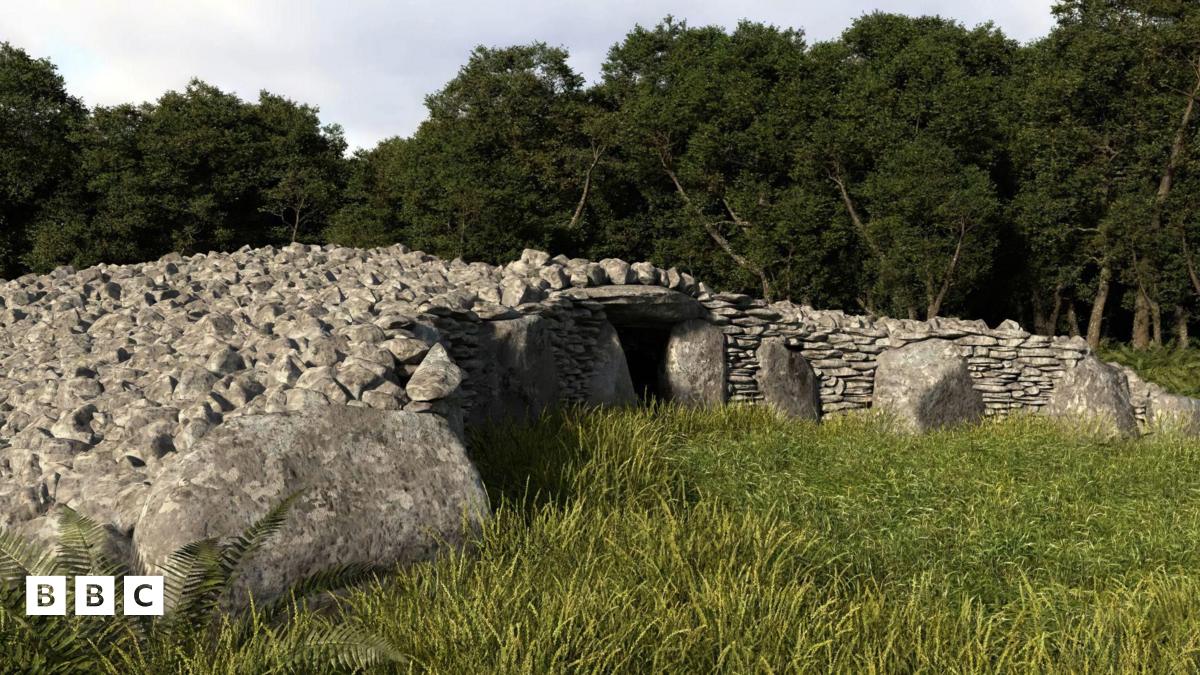 3D model brings ancient cairn 'back to life' - BBC Newsround