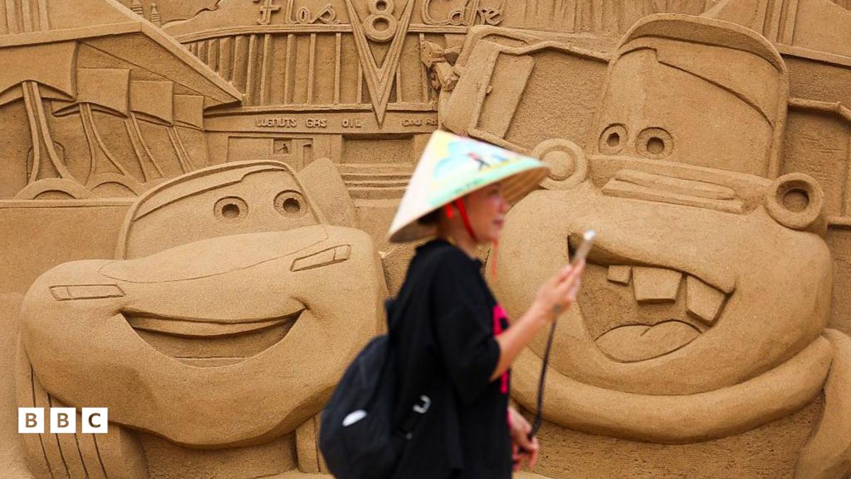 Fulong Sand Sculptures: Amazing Disney-Pixar-Marvel sand art to inspire ...