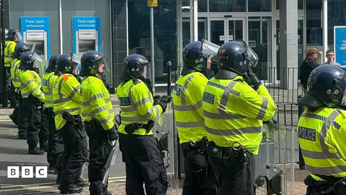 Arrests made at protests across the UK - BBC Newsround