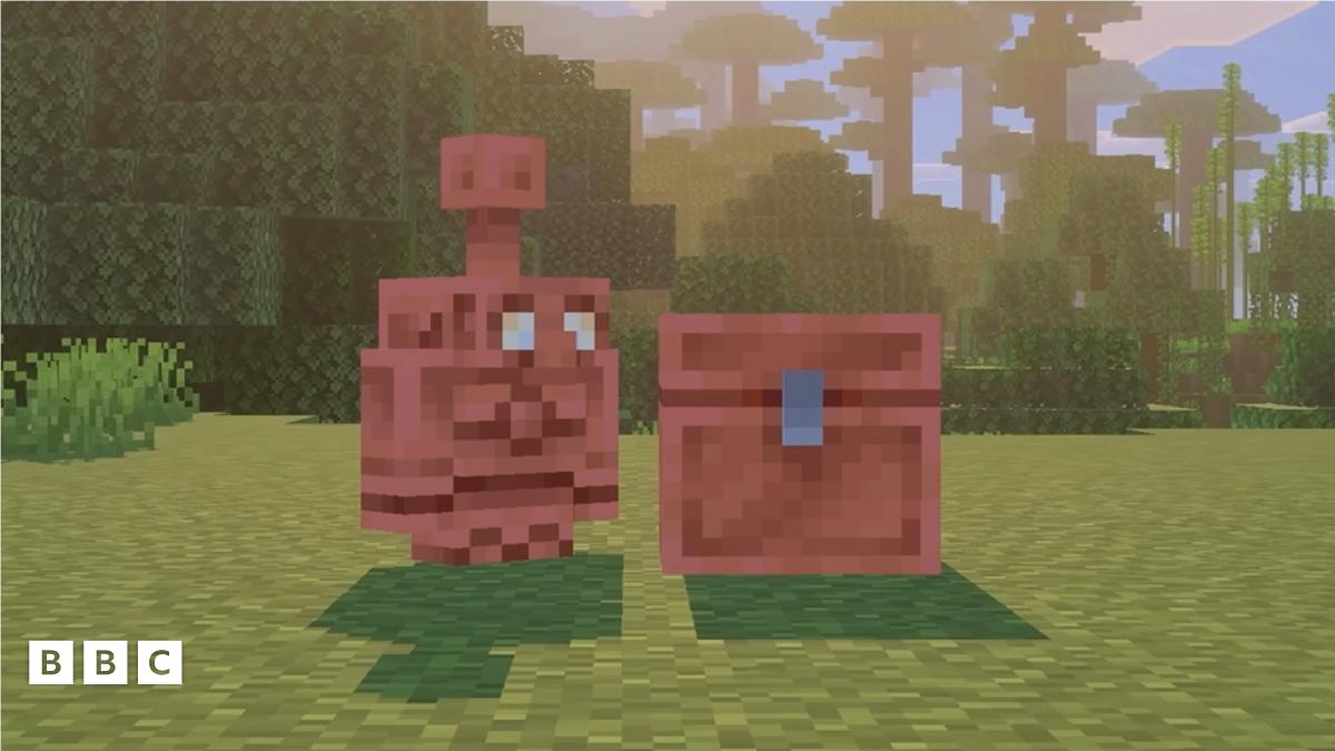 Minecraft introduce new mob Copper Golem from a past fan vote - BBC ...