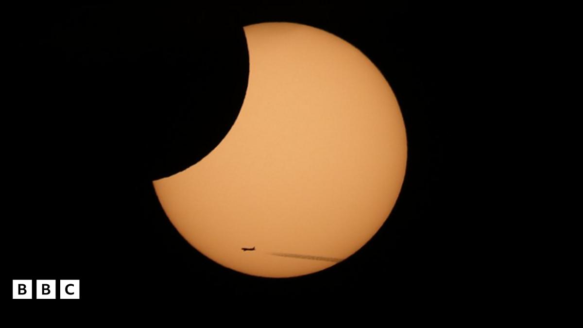 The first partial solar eclipse of 2019 dazzled skies in Eastern Asia ...