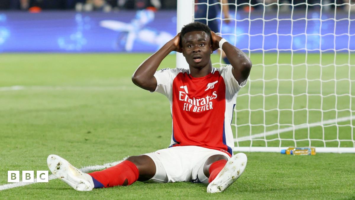 Arsenal out of Champions league, losing to PSG in semi-final - BBC ...
