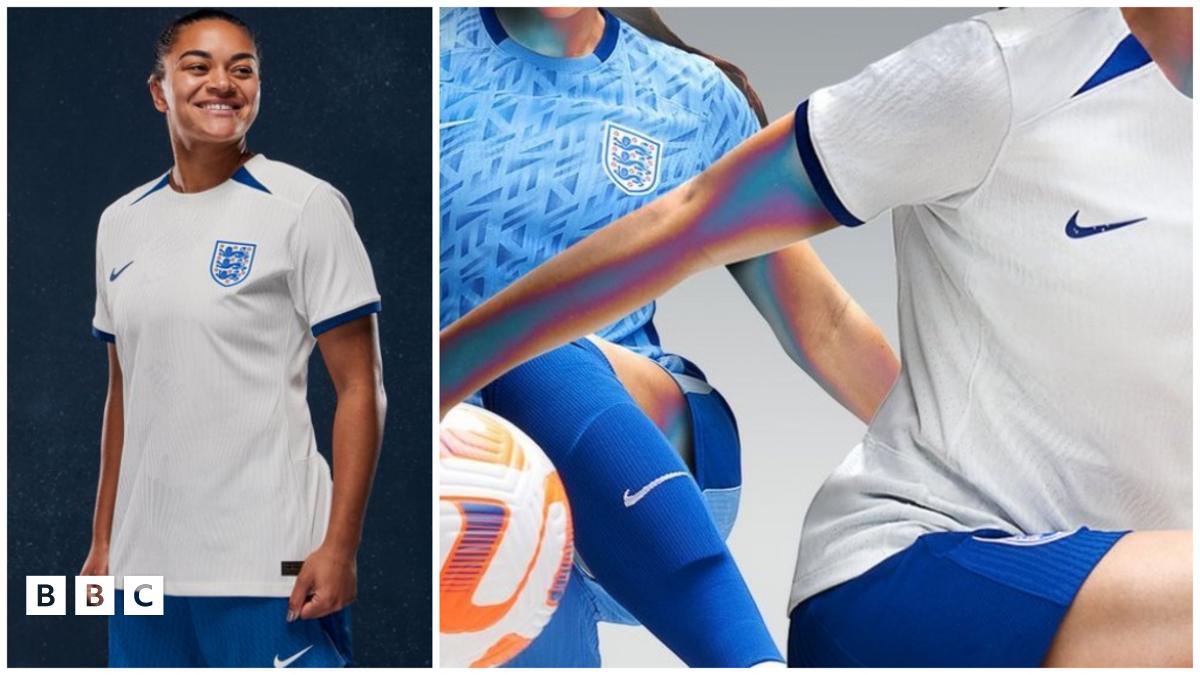 Lionesses: England's new kit has blue shorts to tackle period concerns ...