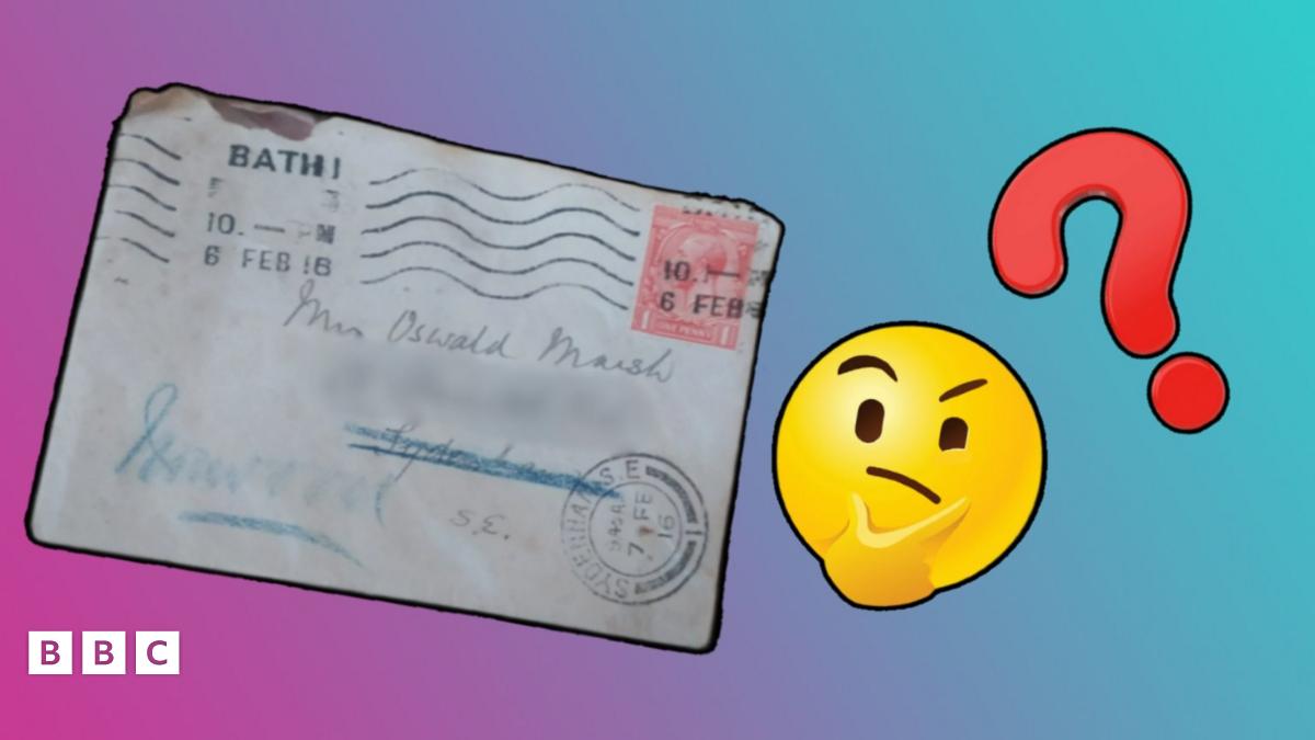 Mystery of letter which arrived more than 100 years late - BBC Newsround