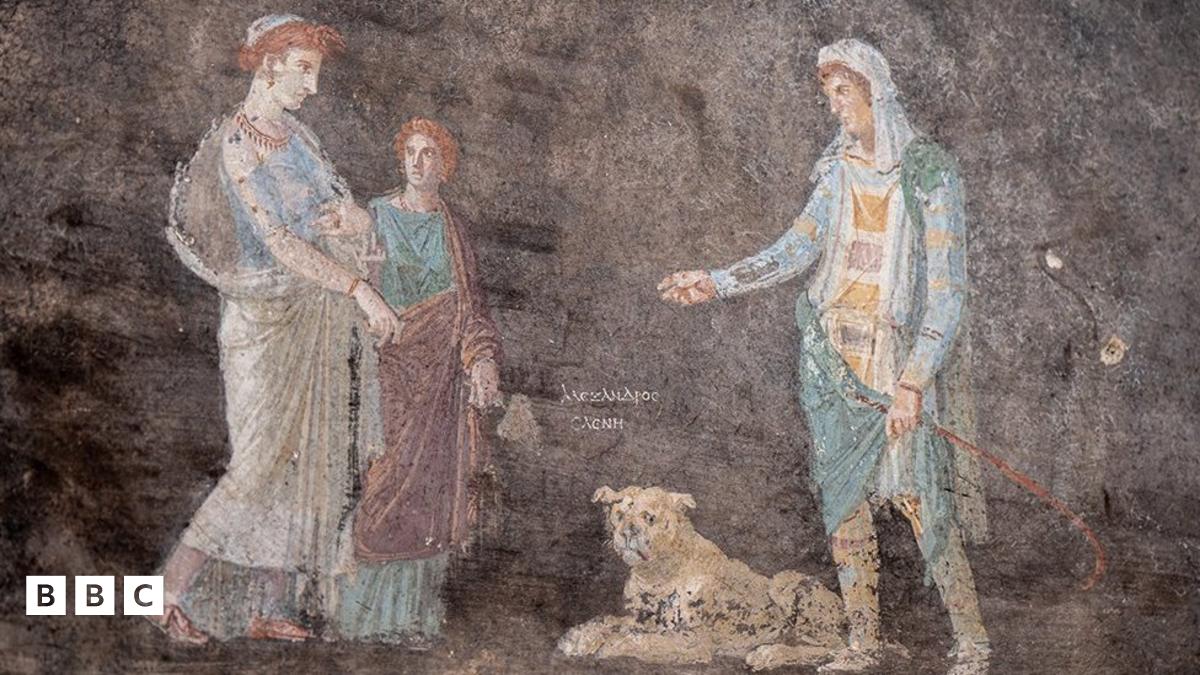 Pompeii discovery: New dig finds ancient paintings in the city ruins ...