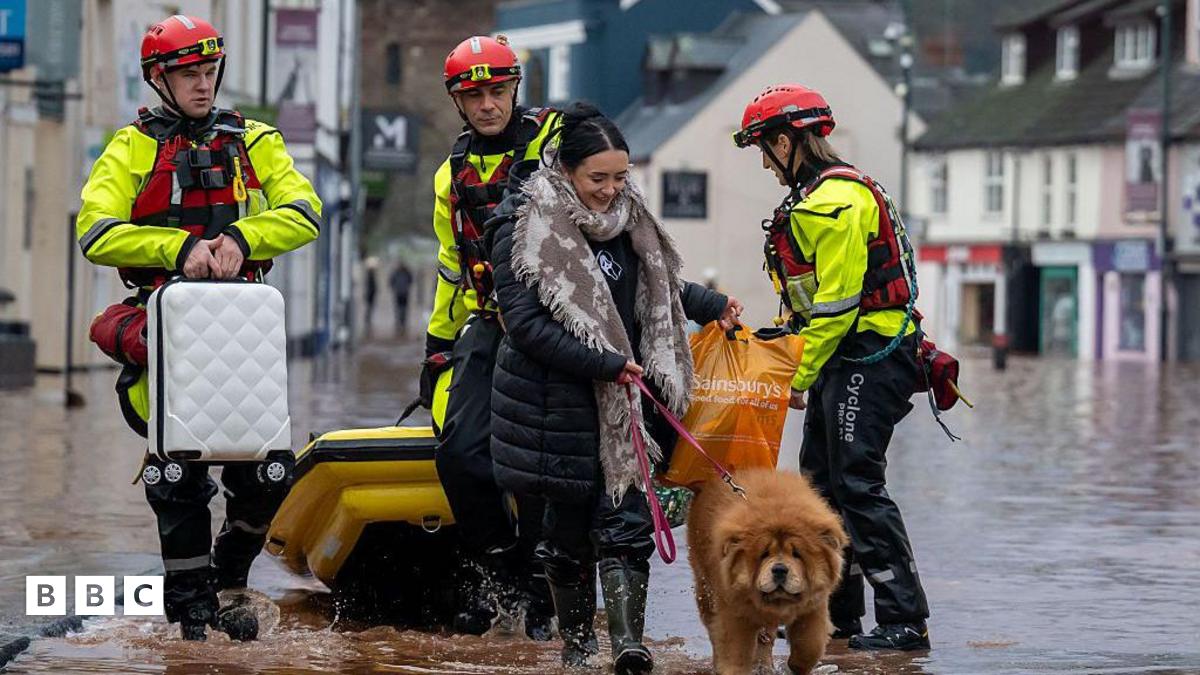 Storm Claudia: Wales and England hit by strong winds and flooding - BBC ...