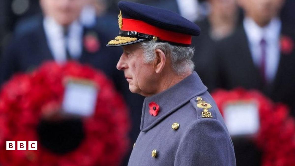 Remembrance: Charles III leads first Remembrance Sunday as king - BBC ...