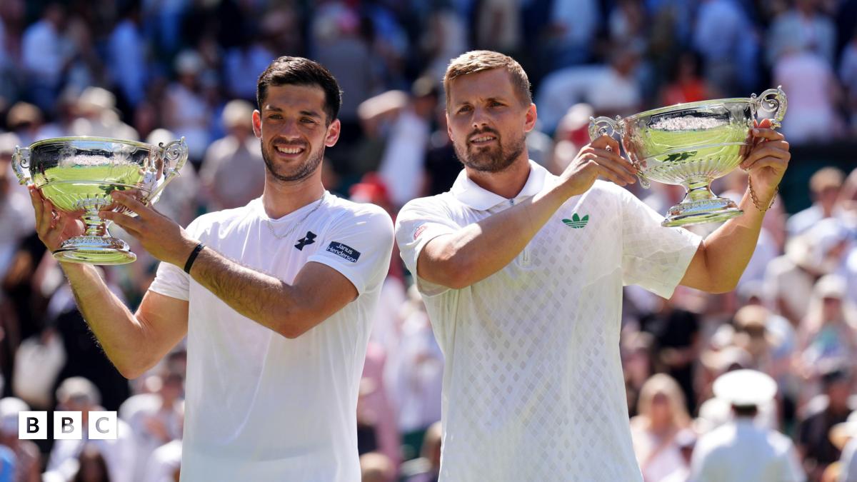 Wimbledon 2025: British duo make history in the men's doubles - BBC ...