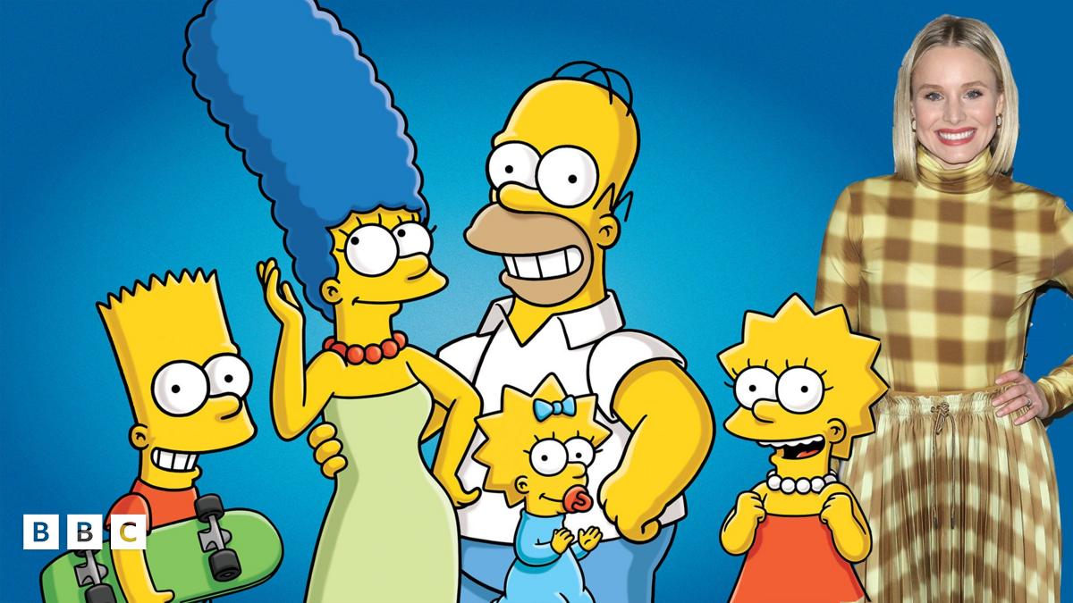 The Simpsons: Kristen Bell to star in a musical episode - BBC Newsround
