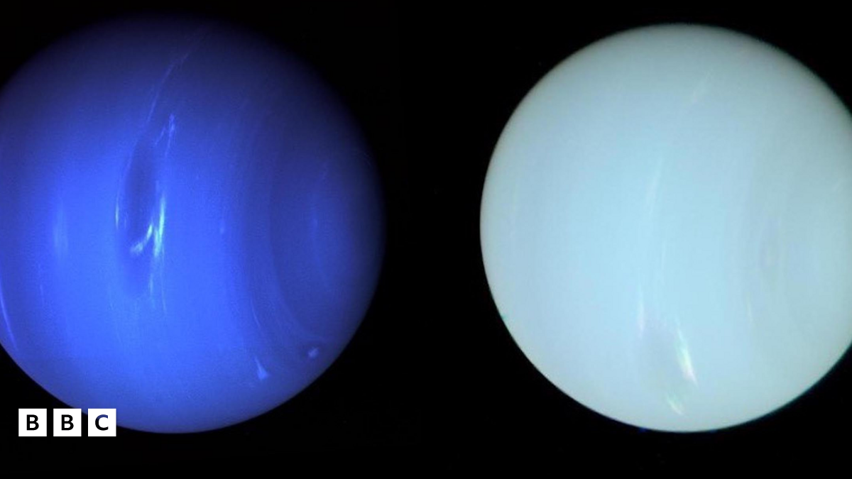 Neptune is a much paler shade of blue than we thought - BBC Newsround