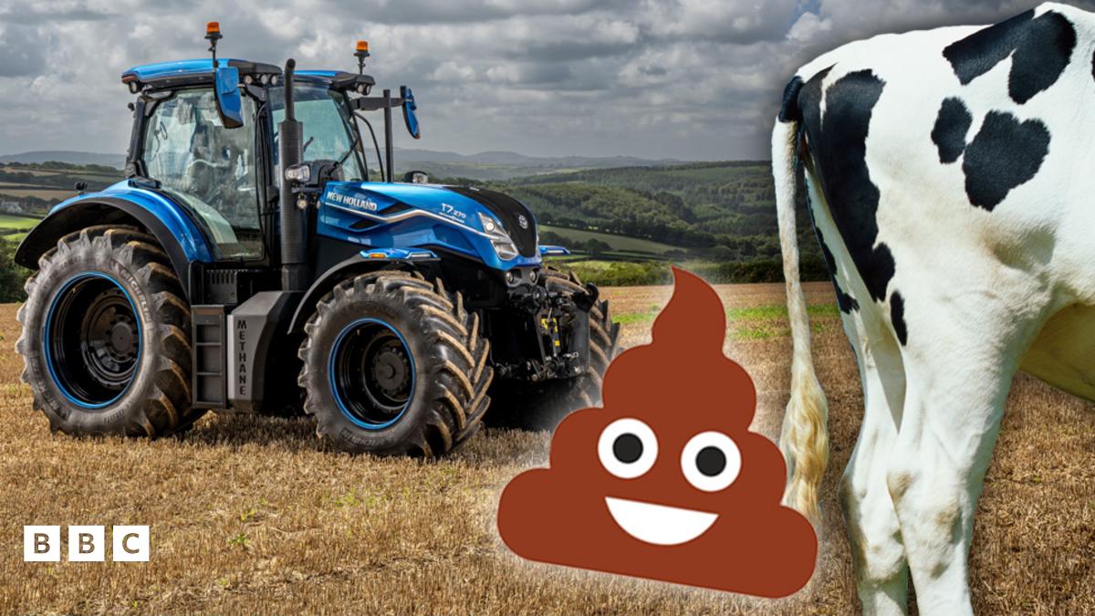 New poo-powered tractor could lead the way in sustainable farming - BBC ...