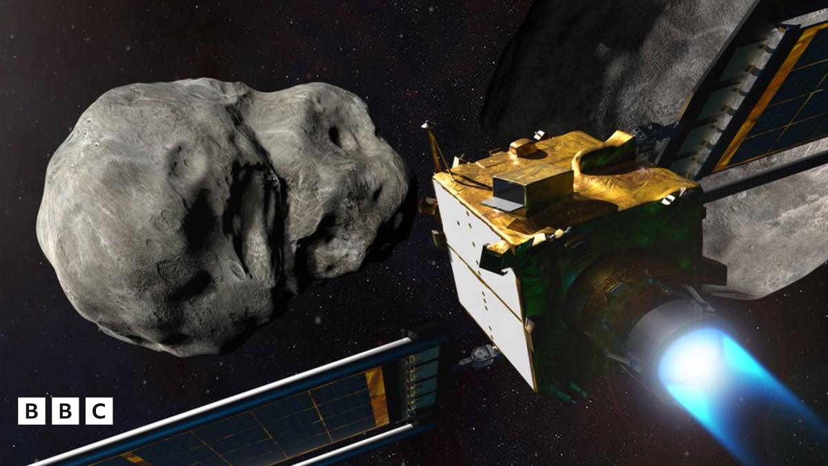 Asteroid behaving unexpectedly after Nasa's deliberate Dart crash - BBC ...