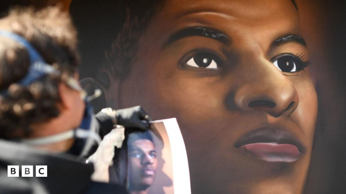 Marcus Rashford school portrait: Who would you like a mural of? - BBC ...