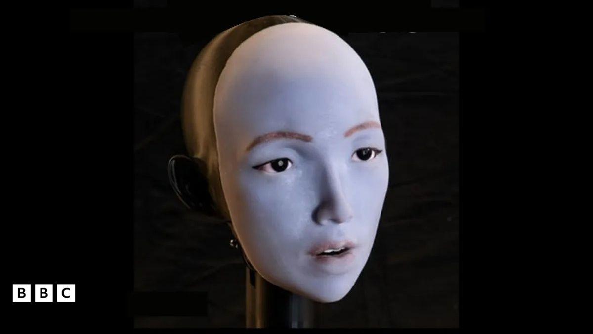 Robot learns how to lip sync using AI and YouTube - BBC Newsround