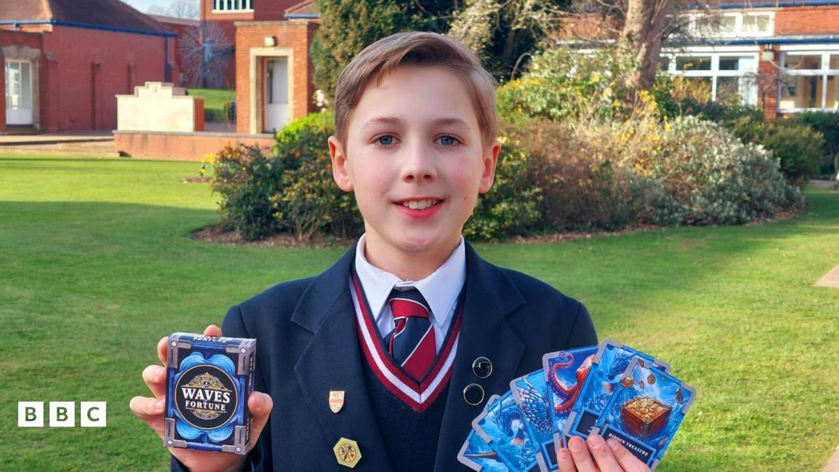 12-year-old invents new card game - BBC Newsround