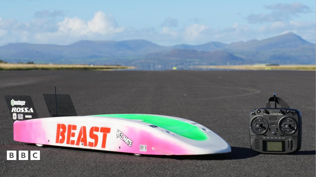The Beast: The world's fastest remote control car breaks record - BBC ...