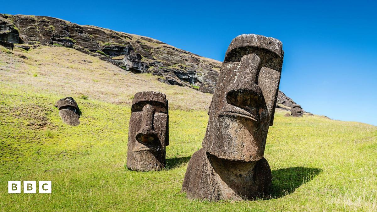 How giant Easter Island heads 'walked' into place - BBC Newsround