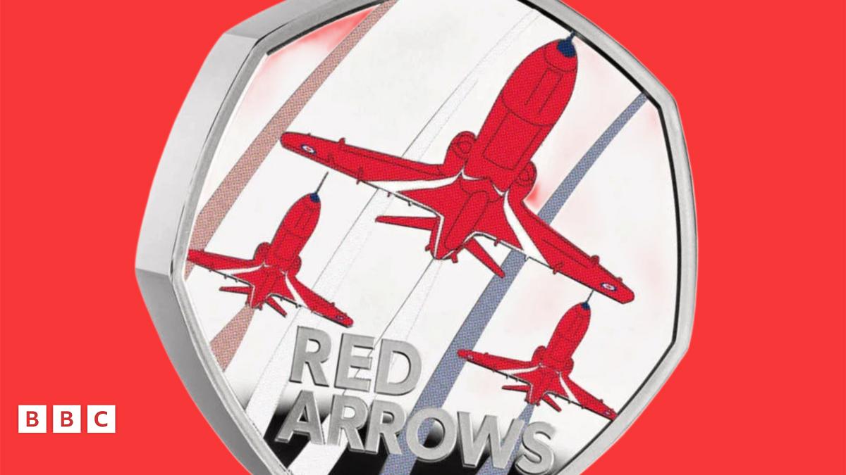 New 50p coin marks 60th anniversary of the Red Arrows - BBC Newsround