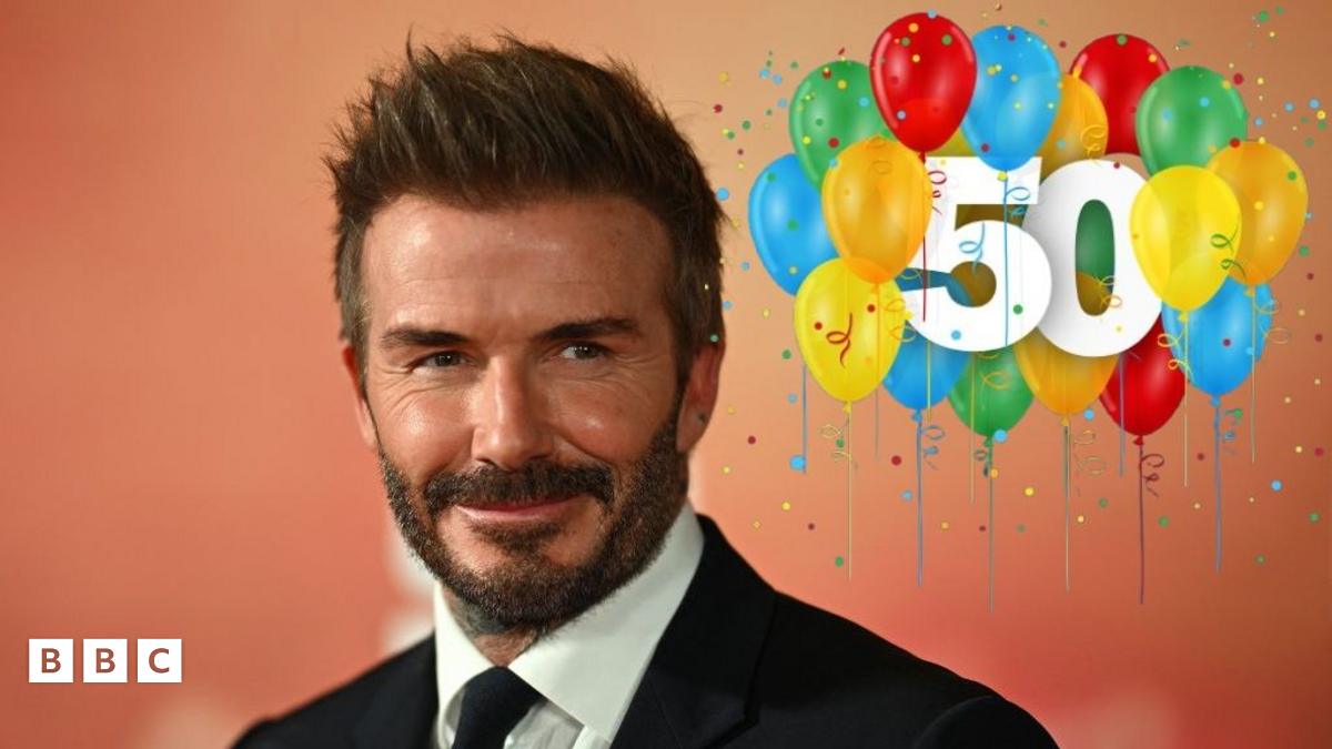 David Beckham: Career highlights as football legend turns 50 - BBC ...