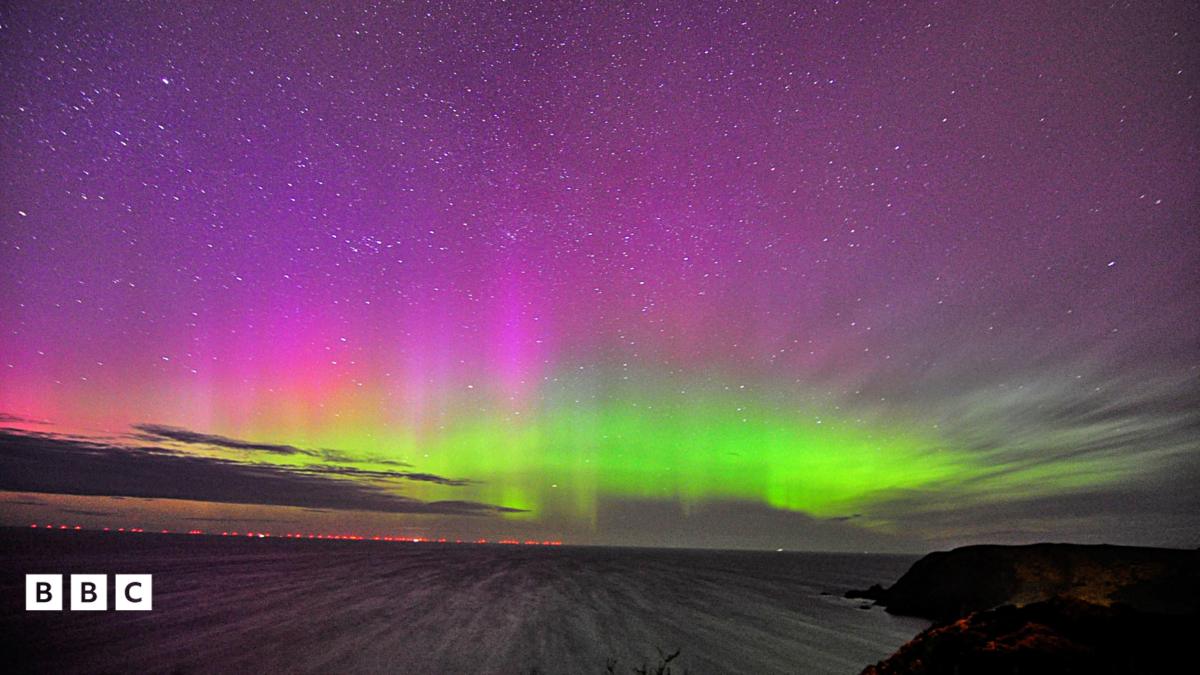 In Pictures: Northern Lights seen across the UK - BBC Newsround