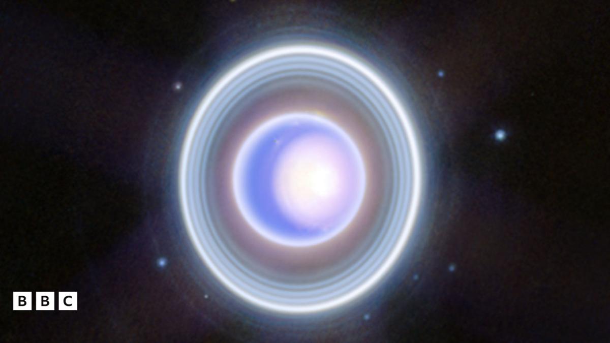 New Uranus moon discovered by James Webb space telescope - BBC Newsround