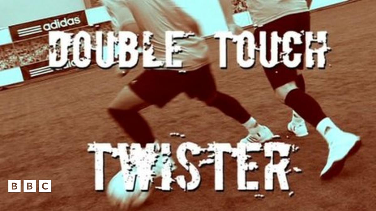 Football freestyle trick: the Double Touch Twister - BBC Newsround