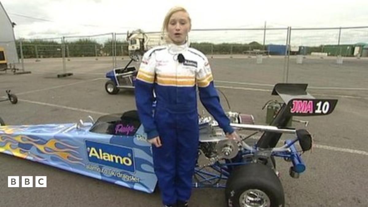 Press Pack: Drag racing - Paige's speedy hobby - BBC Newsround