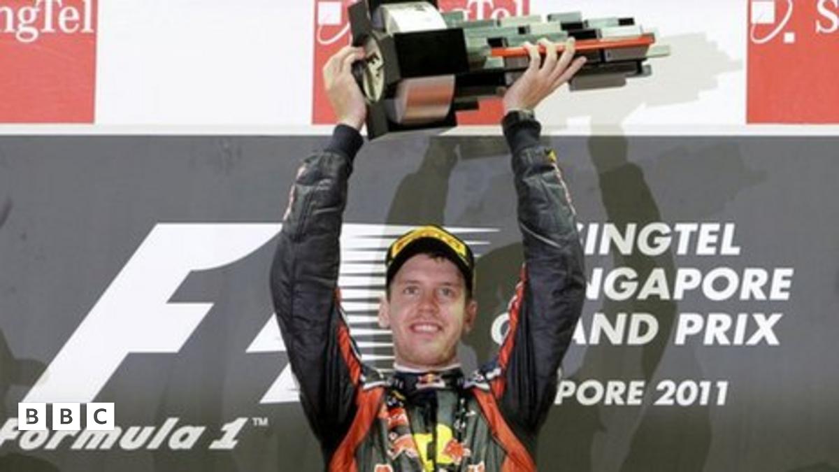 Sebastian Vettel wins the Singapore Grand Prix - BBC Newsround