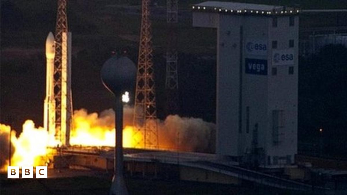 European rocket blasts into space for first time - BBC Newsround