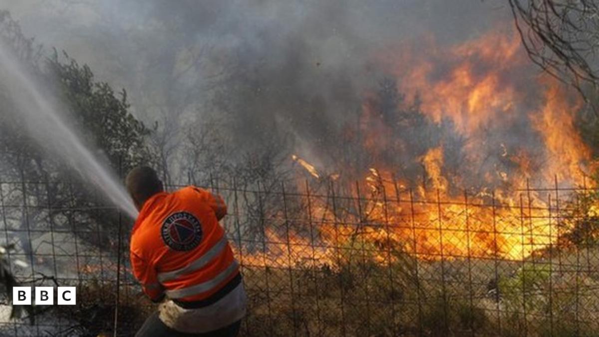 Wildfires spread across southern Europe - BBC Newsround