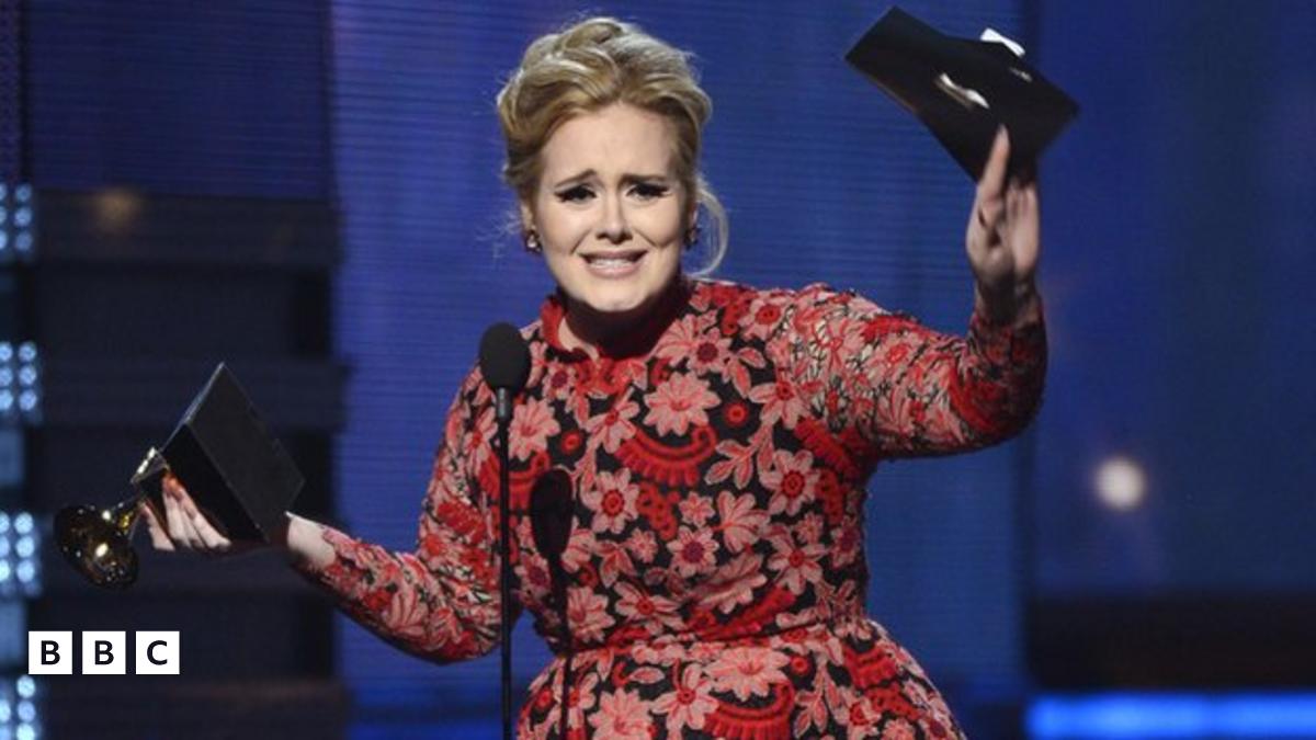 Adele wins Best Pop Solo Grammy award - BBC Newsround