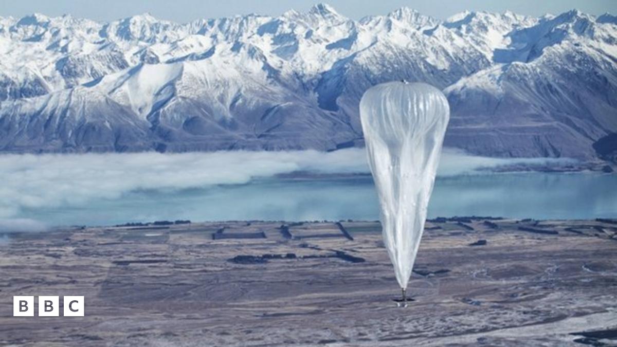 Google launch balloons into space - BBC Newsround
