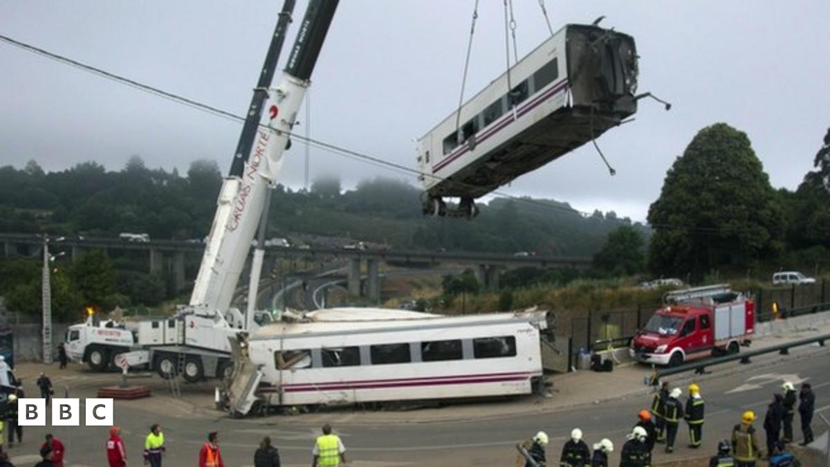 Deadly train crash in Spain's Santiago de Compostela - BBC Newsround