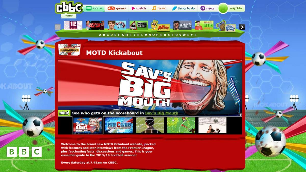 MOTD Kickabout launches new website for new season - BBC Newsround