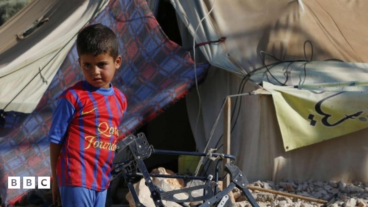 The children left homeless by Syria's war - BBC Newsround