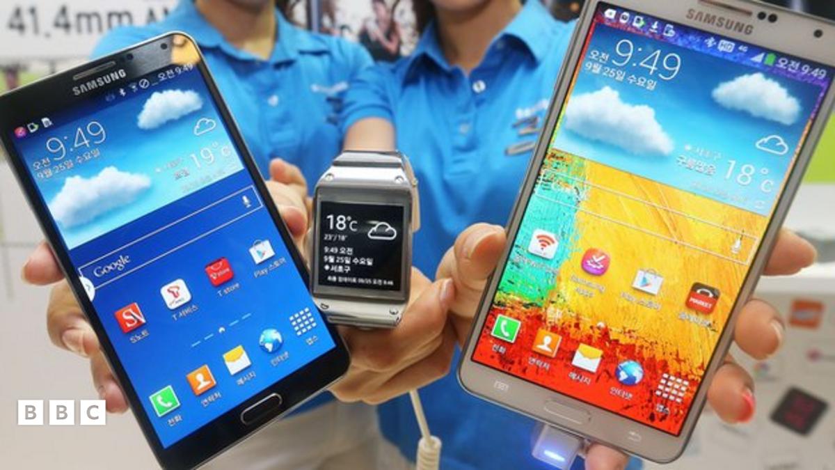 Samsung curved smartphones out in October - BBC Newsround