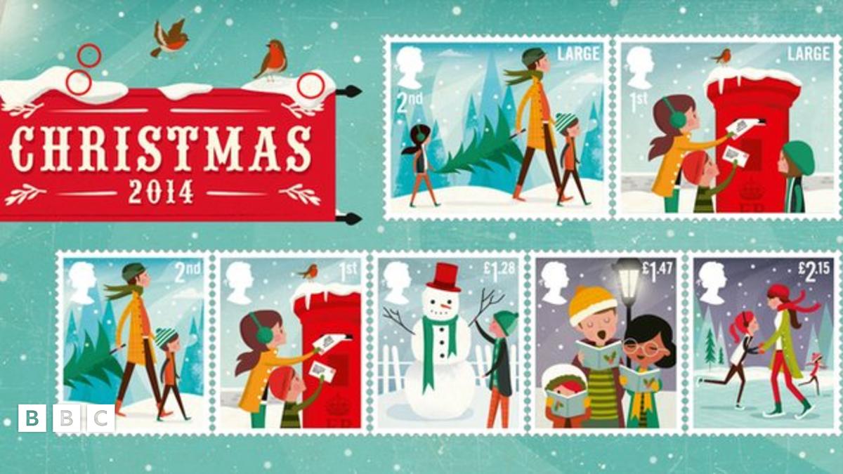Royal Mail release Christmas stamps - BBC Newsround