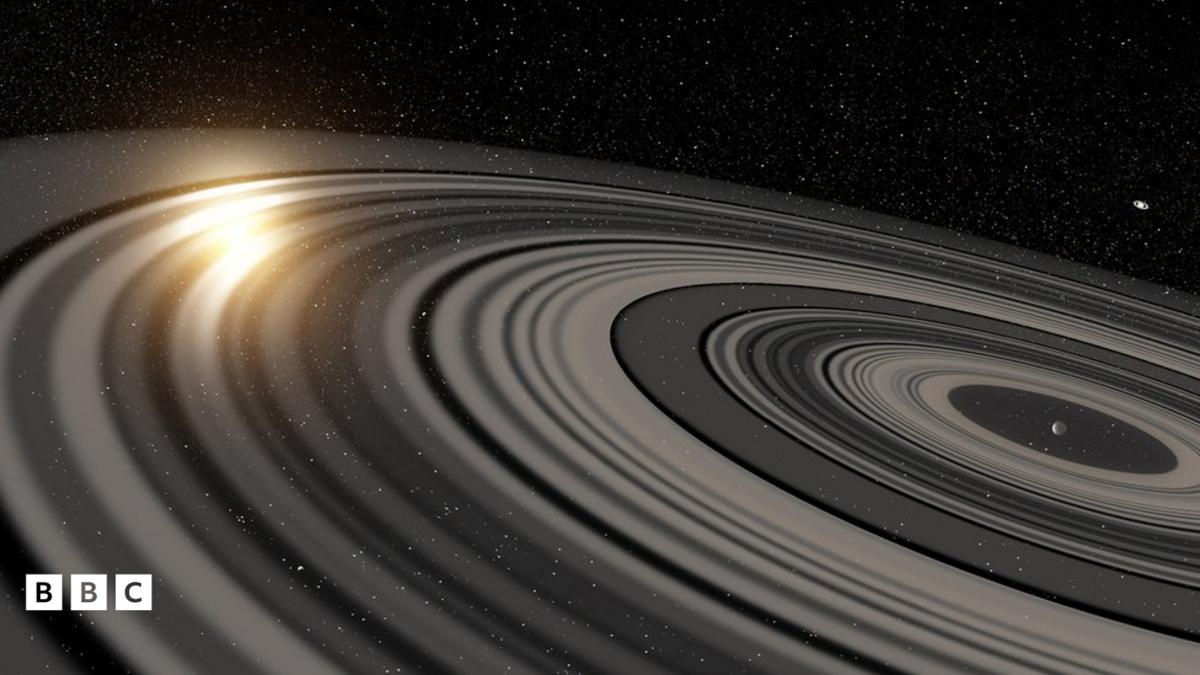 'Super Saturn' with giant rings is first outside solar system - BBC ...