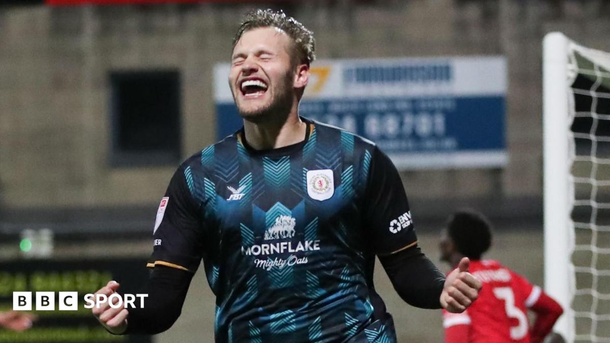 Crewe Alexandra: Elliott Nevitt 'never doubted' goals would come - BBC ...