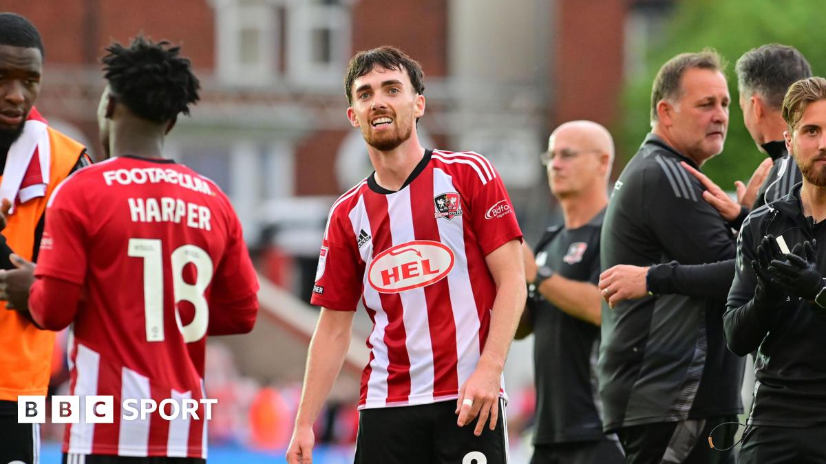 Ed Francis: Support from Exeter City fans has been 'unbelievable' - BBC ...