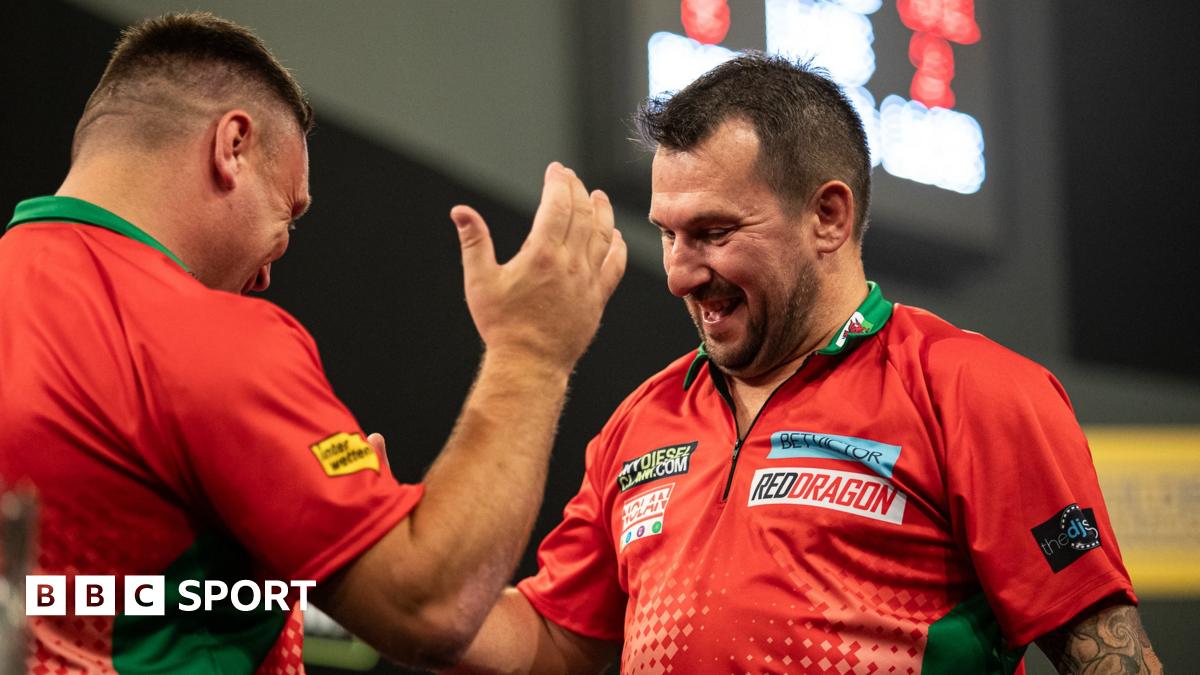 World Cup of Darts: Wales pair Gerwyn Price and Jonny Clayton romp into ...