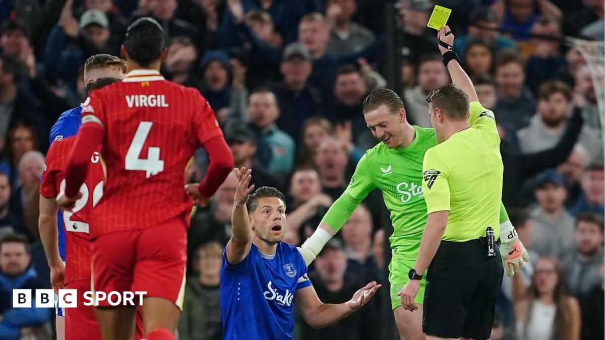Liverpool 1-0 Everton: James Tarkowski 'lucky' to escape red card - BBC ...