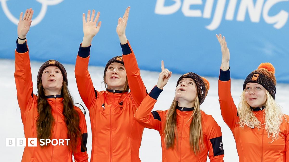 Winter Olympics: Netherlands win emotional short track speed skating ...