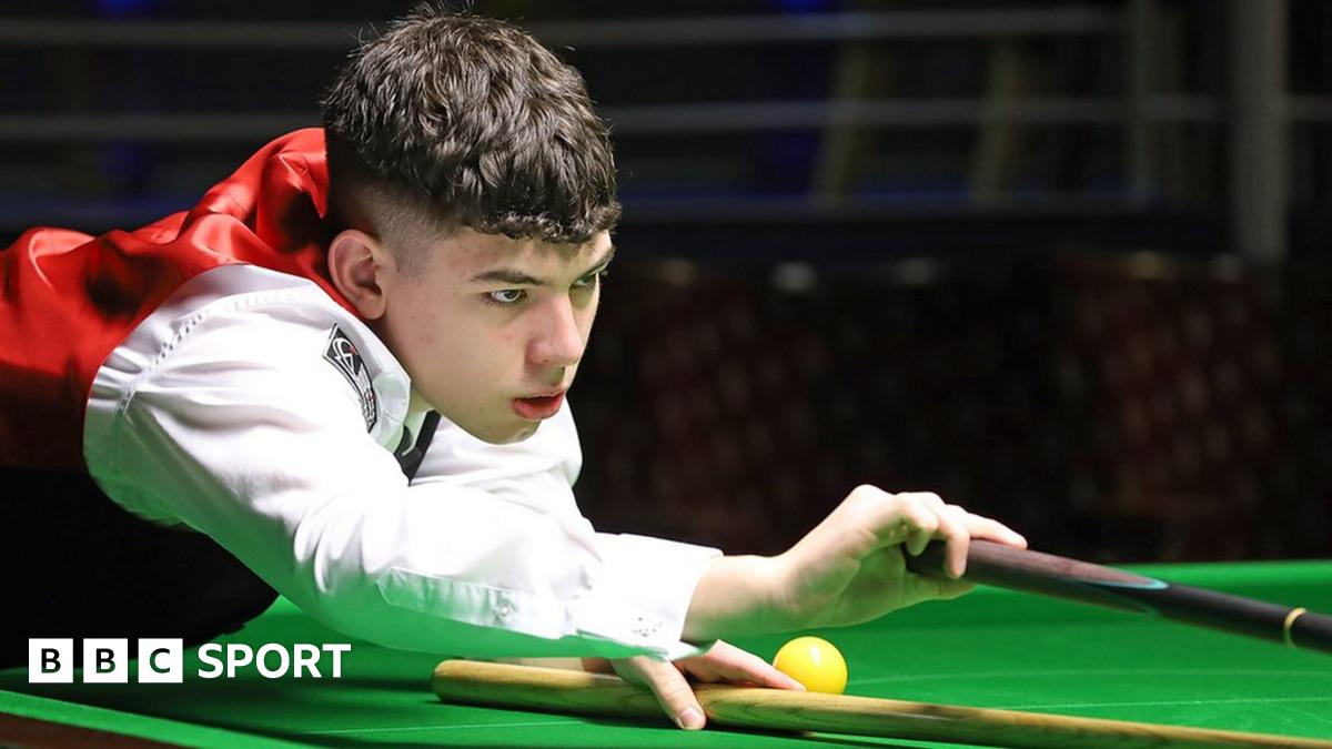 World Championship qualifying: Liam Davies, 15, becomes youngest match ...