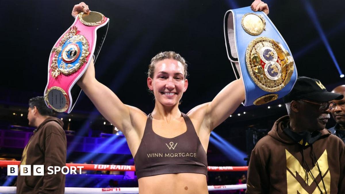 Mikaela Mayer's journey from heavy metal to boxing champion - BBC Sport