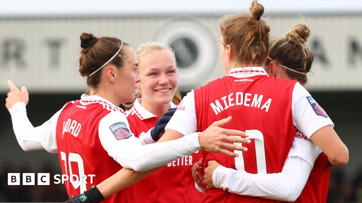 Arsenal Women 1-0 Everton Women: Vivianne Miedema scores as Gunners keep pace at top - BBC Sport