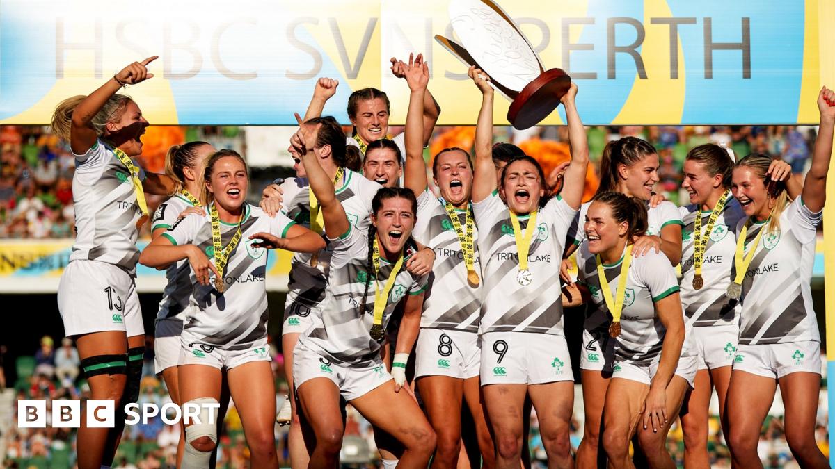 World Rugby Sevens Series: Ireland women win historic first gold in ...