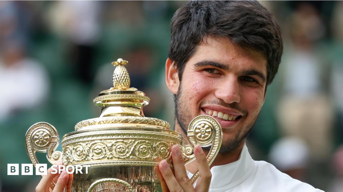 Carlos Alcaraz beats Novak Djokovic to win Wimbledon men's title - BBC ...