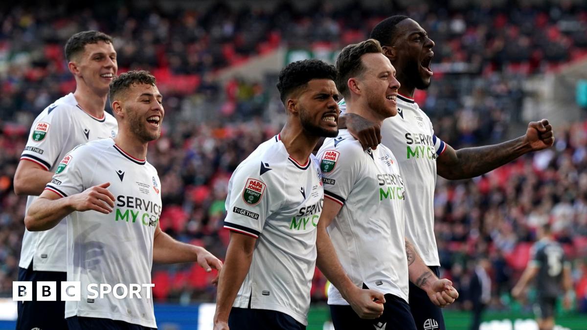 Papa Johns Trophy: Bolton thrash Plymouth in final - BBC Sport