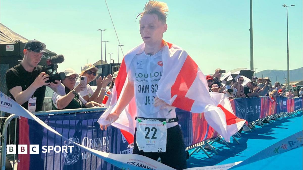 2025 Island Games: Jersey triathlete Tom Atkinson wins first gold medal ...